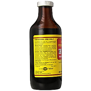 Durvet 101295 High Level Vitamin B Complex Yellow.250Ml