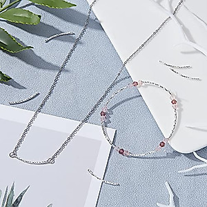 CREATCABIN 1 Box 40Pcs Curved Tube Beads 925 Sterling Silver Plated Brass Sleek Noodle Bead Long Large Hole Spacer Connectors Bulk for DIY Jewelry Making Bracelets Necklaces Findings