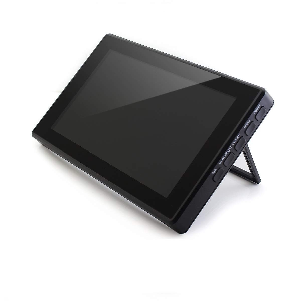 7inch HDMI LCD (H) (with case) 1024x600 Capacitive Touch Screen IPS Display HDMI Monitor with Toughened Glass Cover Case for Raspberry Pi 4/3/2/1 B B+ A+/Jetson Nano/Windows 10