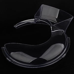 Veterger Replacement Parts Pouring Shield,Compatible with Kitchenaid 6 Quart tilt head stand mixer stainless steel bowls