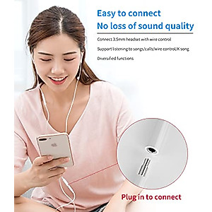 Lightning to 3.5mm Headphone Adapter(2pack) Compatible for iPhone Audio Dongle Jack AUX Adaptador para Splitter Earphone Phone Earbud Cable 13 12 11 Pro Max Mini Xs Se 7 X 8 Plus Apple MFI Certified