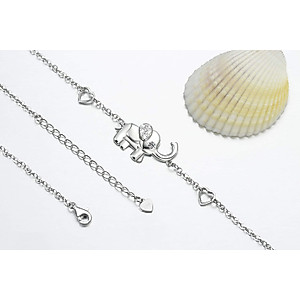 OneSight Elephant Bracelet For Women 925 Sterling Silver Elephants Bracelets Jewelry