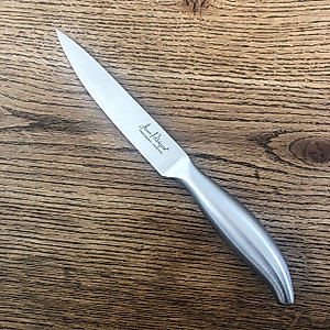 Jean-Patrique Chopaholic Kitchen Utility Knife 5" - Multipurpose Chef Knife - Razor Sharp, Stainless Steel Chefs Knife