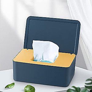 Wipes Dispenser Wet Wipes Storage Box with Lid Dustproof Tissue Storage Box Napkin Storage Case Modern Rectangular Wipe Container For Home Car