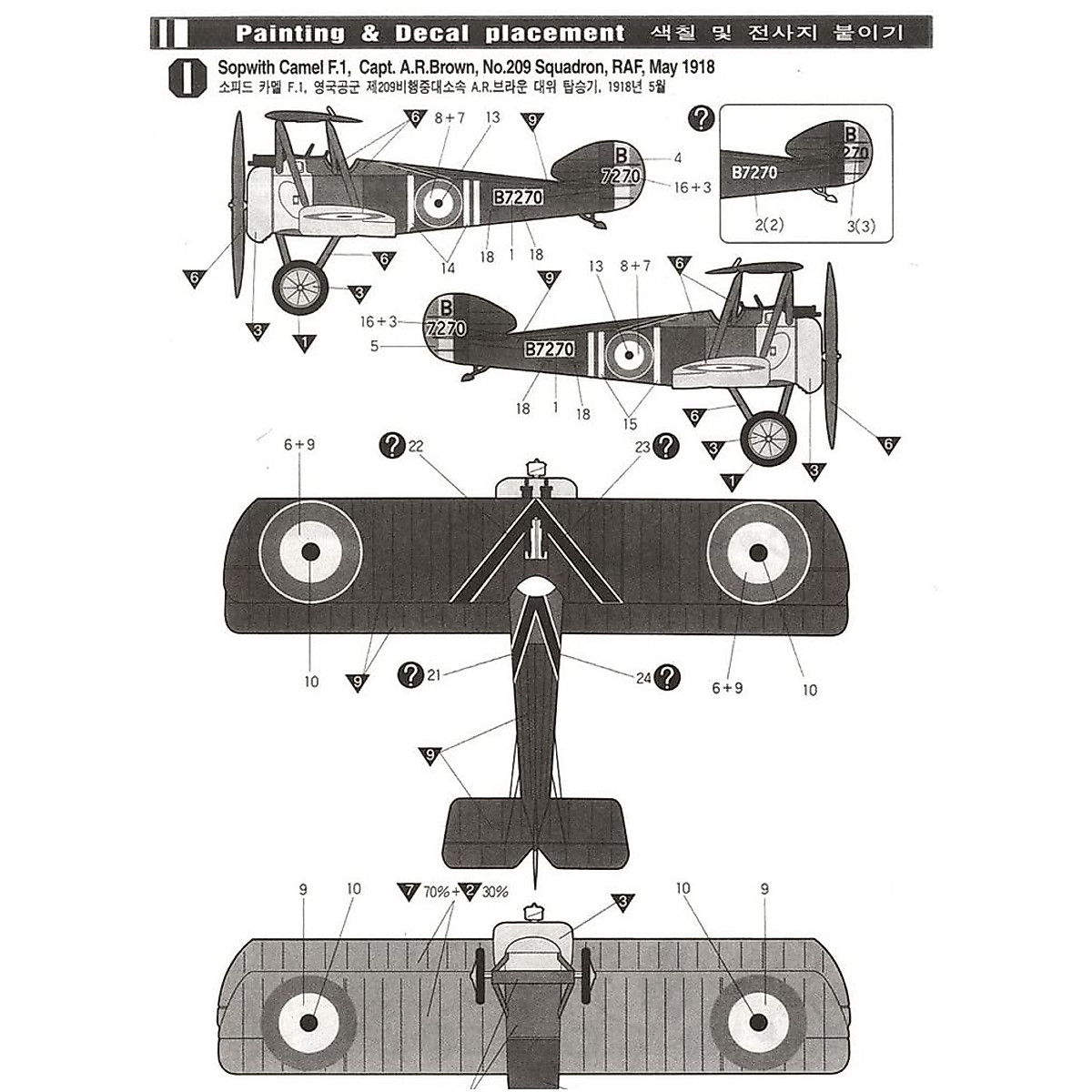 Academy Sopwith Camel F.1