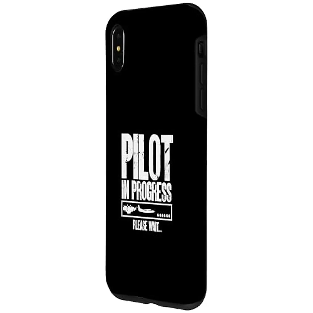 iPhone XS Max Airplane Pilot Funny Pilot In Progress Please Wait Case
