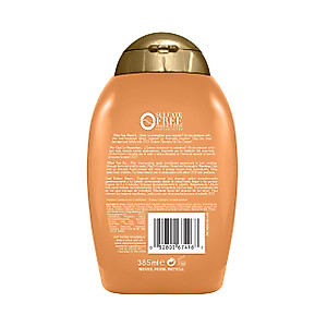 OGX Strength Length + Golden Turmeric Conditioner with Milk to Soothe Scalp Nourish Hair, Ayurveda SulfateFree Surfactants for Stronger Longer Hair, Coconut, 13 Fl Oz