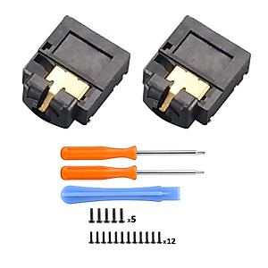 eXtremeRate 3.5mm Port Headphone Jack Component for Xbox One, for Xbox One Elite, for Xbox One S, for Xbox One X Controller Model 1698/1708 - Screwdriver Tools Included
