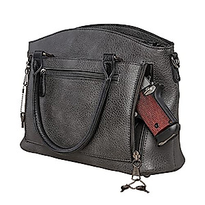 Concealed Carry Carly Satchel by Lady Conceal (Gray)