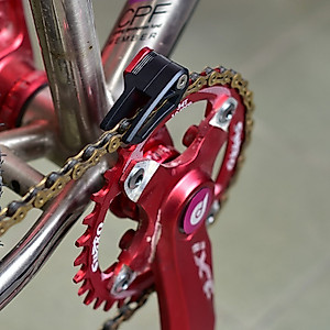 Chain Guide, 30-40T, CYSKY MTB Chain Guide Direct Mount Chainring Guard Perfect for Most Bicycle Road Bike Mountain Bike BMX Fixie (Alloy Aluminum, ISCG 03, Black)