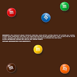 M&M'S Milk Chocolate Candy Sharing Size 3.14 Ounce (Pack of 24) Box