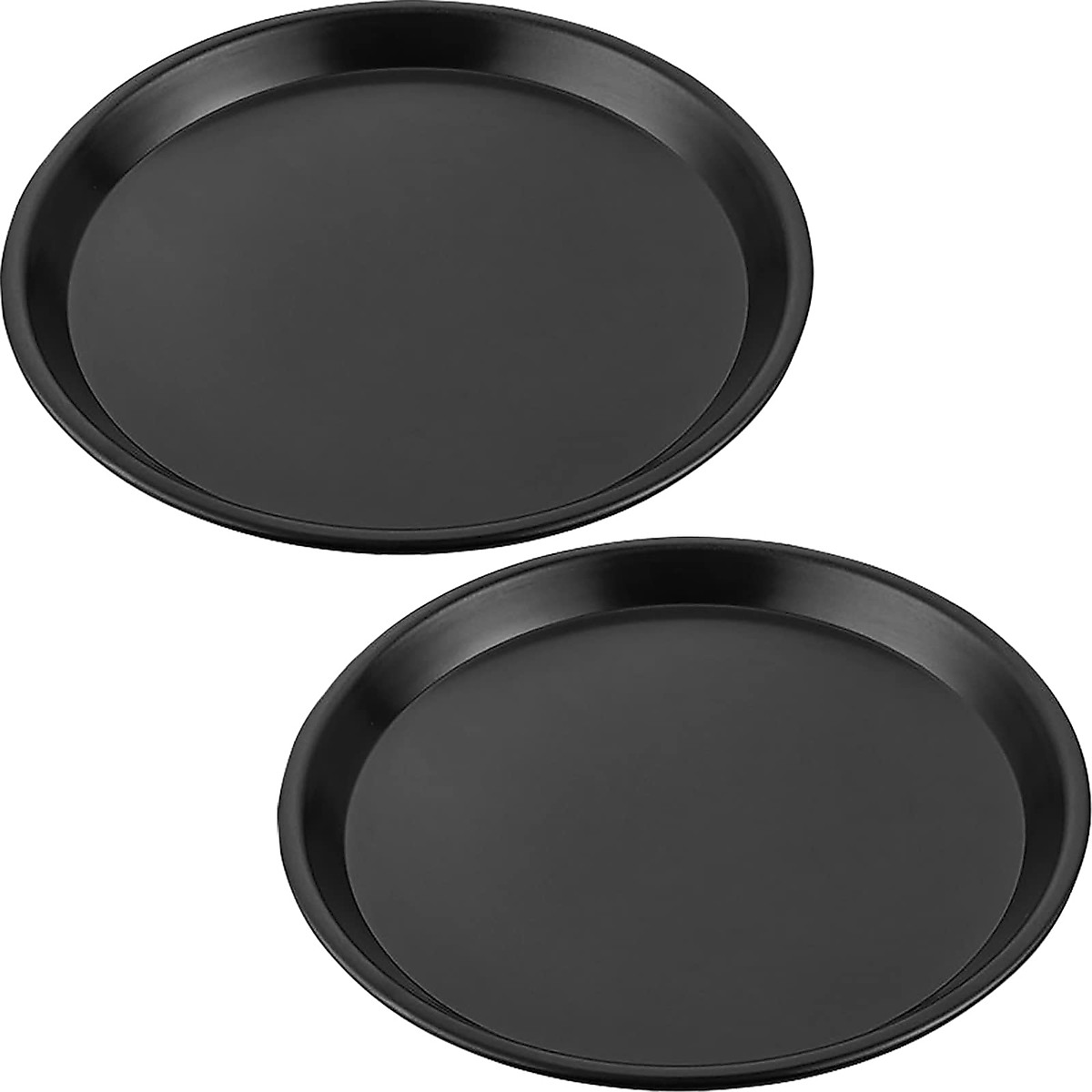 2 PCS Pizza Pan for Oven Non-Stick Bakeware Aluminum alloy Thicken Round 6 inch Pizza Tray Pizza Bakeware Set Nonstick Kitchenware Baking Pan for Restaurant Home Pizza Baking Dishwasher Safe