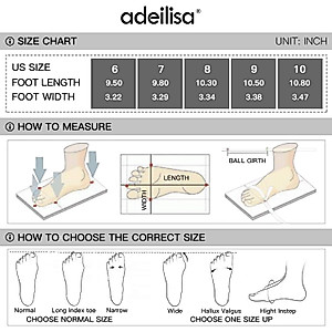 adeilisa Walking Shoes Women Slip On Sneakers Comfortable Breathable Knit Flats,Black 8