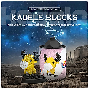 KADELE Animals Toy Building Sets，Extremely Creative and Challenging STEM Building Toys,Educational Toys for Boys and Girls Ages 8 and Up(79 Pieces)