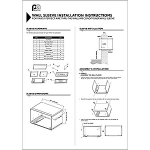 PerfectAire Air Conditioner Wall Sleeve
