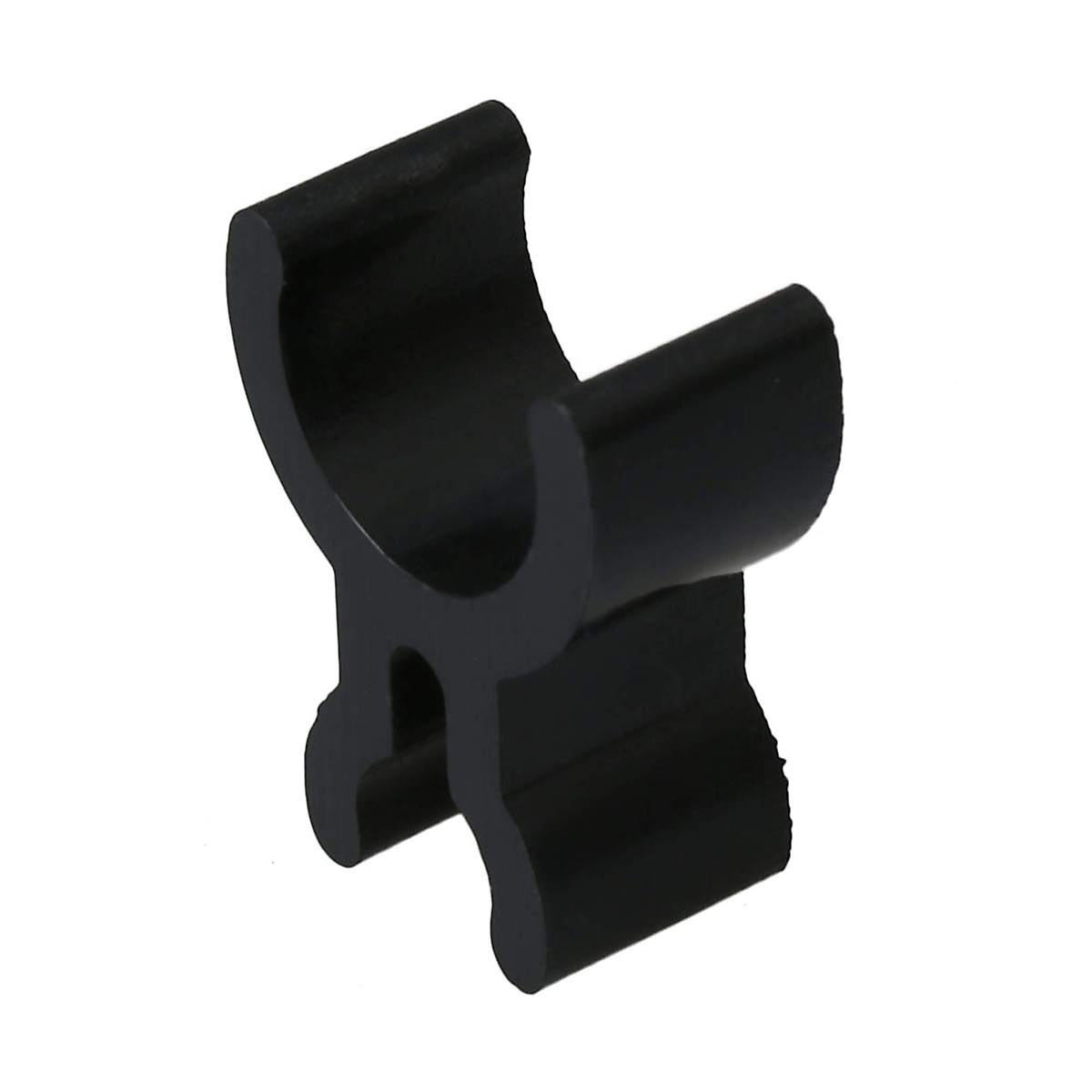 Lovermusic Black 2.3x1.8cm ABS French Horn Pencil Clip Trumpet Pen Clip Holder Musical Instruments Pack of 5