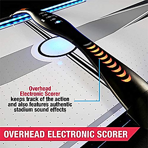 MD Sports 7.5' Titan Air Powered Hockey Overhead Score Table With Pusher and Puck Set