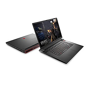 Alienware M17R5 Gaming Laptop - 17.3-inch FHD 480Hz Display, AMD Ryzen 9-6900HX, 32GB DDR5 RAM, 1TB SSD, NVIDIA GeForce RTX 3080 GDDR6, Windows 11 Home, 1 Year Support - Dark Side of the Moon, Black