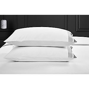 CASA BOLAJ DESIGNED TO DREAM Casabolaj Shading 100% Egyptain Cotton Sateen Sheets Set,Hotel Collection Luxury Modern Style,400 Thread Count(White,Queen)