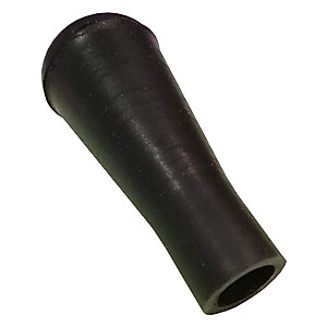 GPP 12pcs Safety Soft Rubber Blunt Broadheads 1/4" Arrow Tips Archery Practice Internal Dia 6mm