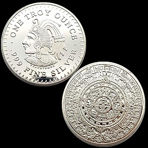 MKIOPNM Coin Collection Commemorative Coin Mexican Indian Craft Memorial Maya Coins Customized Gold Coin Badge Memorial Coin Fun Gifts for Collectors