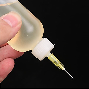 Dispensers Applicator Bottles Set, 50ml Dispensing Bottles With 11Pcs 0.5 Inch Dispensing Needles for DIY Quilling, Acrylic Painting, Oiler Bottle, Craft, Artwork Hobbies