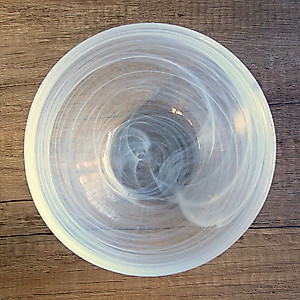 Red Pomegranate SET/4 NUAGE 6.5" BOWLS IVORY