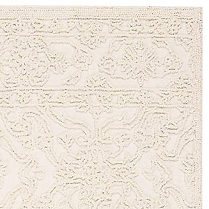 SAFAVIEH Trace Collection 5' x 8' Ivory TRC102C Handmade Premium Wool Area Rug