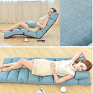 LIUZH Lazy Sofa Tatami Net Red Folding Dormitory Bed Living Room Single Bedroom Balcony Bay Window Chair