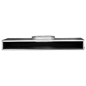 BUILDMART - 36" Plenum Box for [36" Linear Slot Diffuser - (2 Slot) Double Slot] Premium Insulated Plenum Box for Heating and Cooling - Texas Buildmart