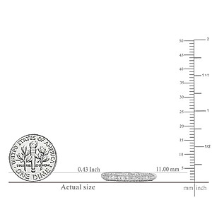 Dazzlingrock Collection 0.45 Carat (ctw) 18k Princess & Round Diamond Wedding Ring Set for Women White Gold, Size 5