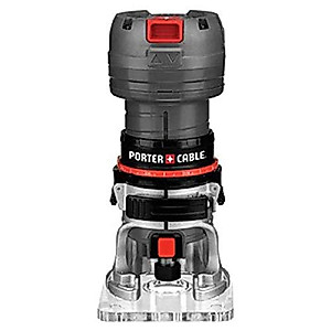 PORTER-CABLE Router, 4.5-Amp, Single Speed 31,000 RPM, Trims 1/4-Inch Laminate, Corded (PCE6430)