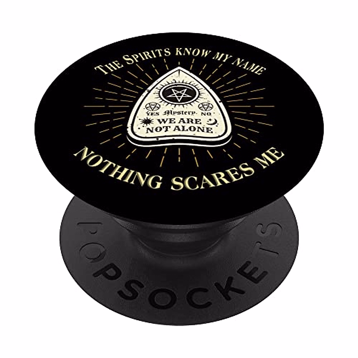 Spirits Nothing scares me Ghost Hunter gear PopSockets Swappable PopGrip
