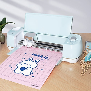 DOOHALO Cutting Mat for Cricut Maker and Cricut Explore Air2 One Smart Cutting Machine Expression 12 X 12 inch 5 Pack Replacement Variety Grip Fabric Grip Adhesive Vinyl Mats