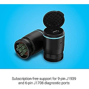 Garmin eLog, Compliant Electronic Logging Device (ELD), No-Subscription Fees, FMCSA Compliant, Supports 9-pin J1939 and 6-pin J1708 Diagnostic Ports (010-01876-00)