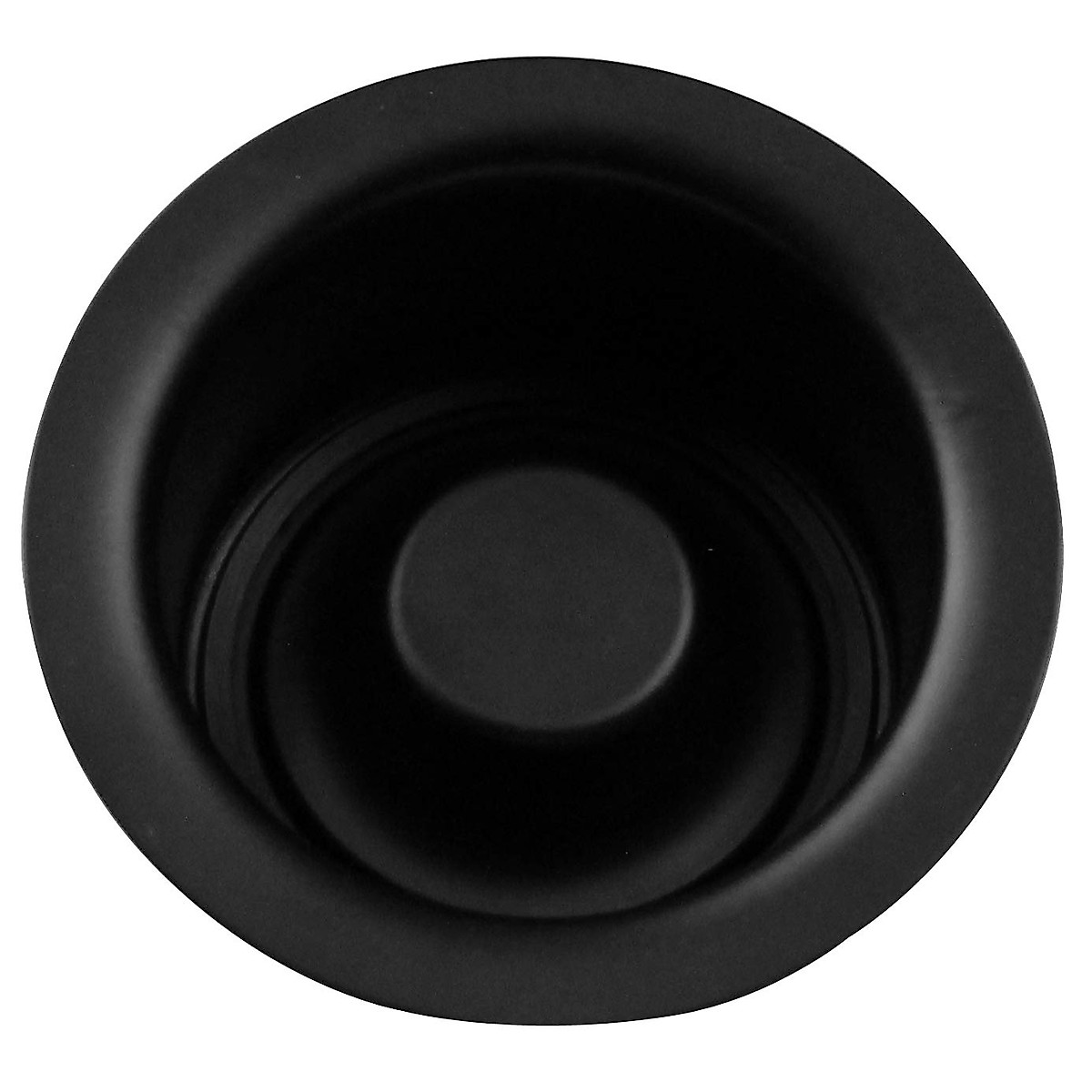 Westbrass CO2196-62 Combo Pack 3-1/2" Post Style Large Basket Strainer and Extra-Deep Collar Kitchen Sink Waste Disposal Flange with Stopper, Matte Black
