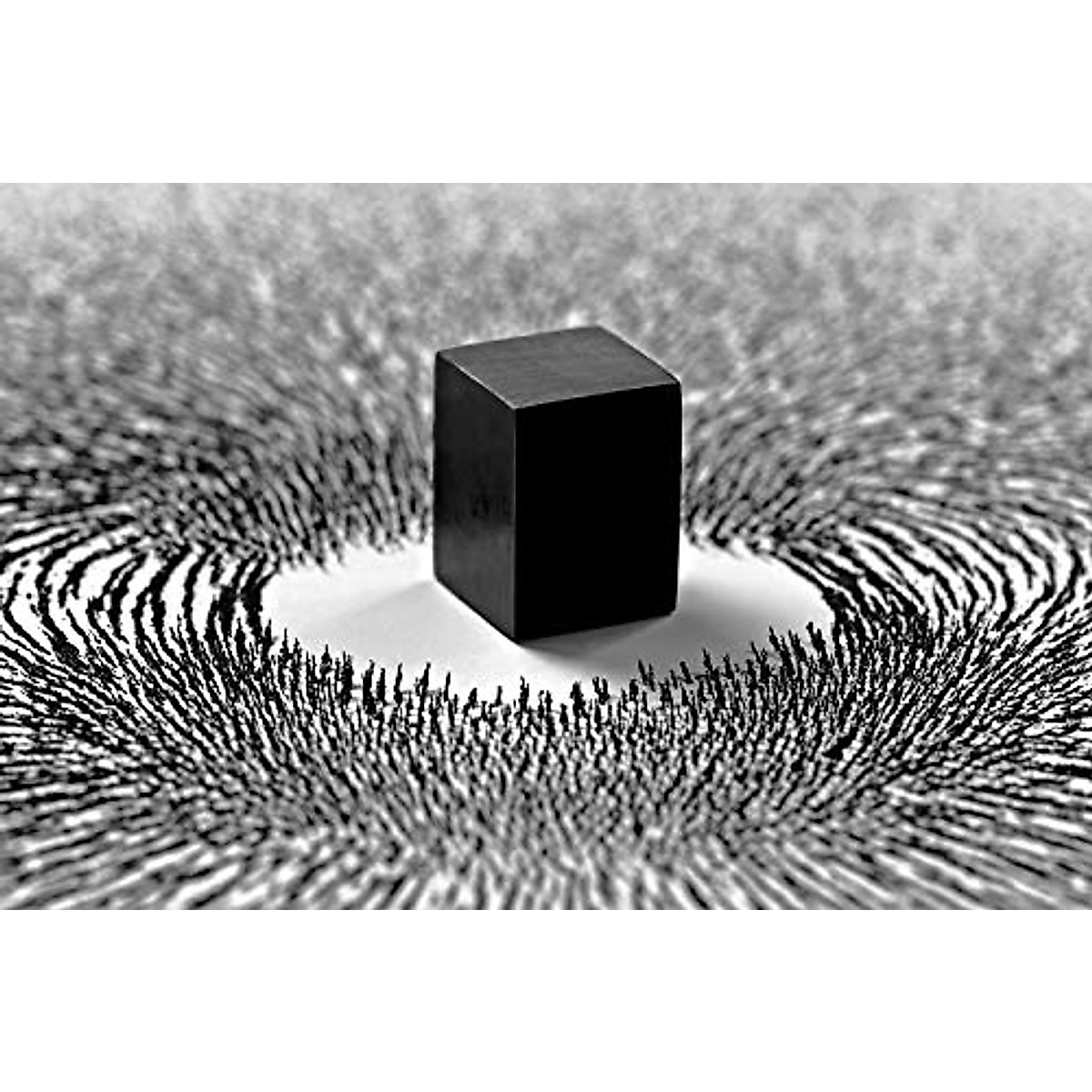 Make Magnetic Slime - Synthetic Black Iron Oxide (Fe3O4) 1 LB - with 2 Industrial Strength Magnets 3" x 1/2" x 1/8" - Great for Crafts, DIY, Home Improvement and Science Experiments by ESKS®