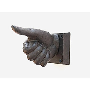 Cast Iron Thumbs Up Themed Wall Mounted Hook