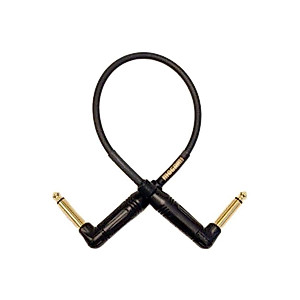 Mogami Gold Instrument RR Right Angle Pedal Cable - 6 Inches