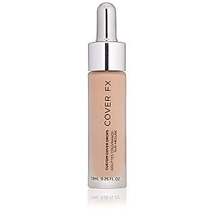 COVER FX Custom Cover Drops, Multi-Use Shade-Adjusting Liquid Foundation and Concealer Makeup, Vegan & Cruelty-Free Lightweight Skin Enhancer, 0.25 Fl Oz, P Light 1