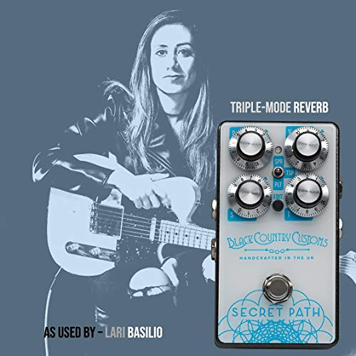 Laney Electric Guitar Single Effect, Black (BCC-Secret Path)