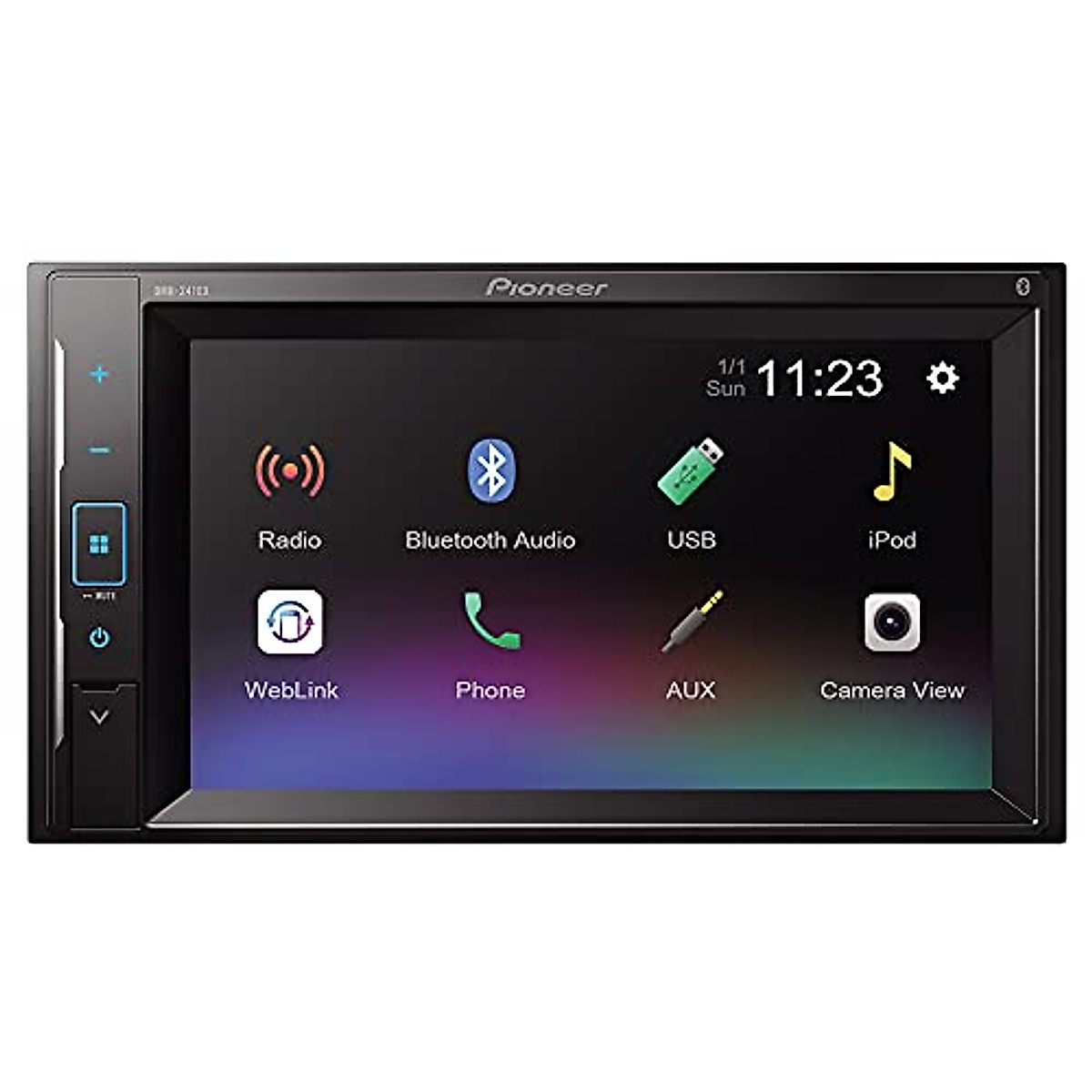 Pioneer DMH-241EX Digital Multimedia Receiver (Does not Play Discs) Bundled with + (1) License Plate Style Backup Camera