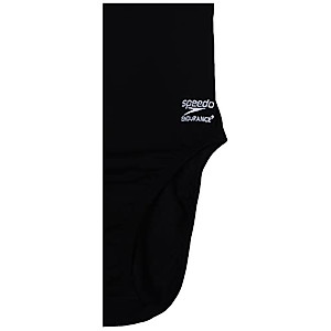 Speedo 881901698928 Flyback Training Suit 1Pc Adult Team Black/Bright Green 28