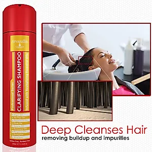 Anti-Frizz Anti-Humidity Spray, Hydrating Argan Oil Hair Mask, and Clarifying Shampoo Treatment Bundle - The Perfect Combination for Soft, Silky, Frizz-Free Hair