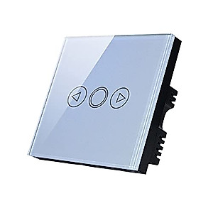 LAZIRO Dimmer Wall Touch Switch 500W Panel for LED Lights and Dimmable Halogen Lights (Color : White, Size : 110-240V)