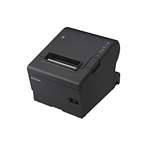 Epson TM-T88VII (112): USB, Ethernet, Serial, PS, Black, W126364539 (Ethernet, Serial, PS, Black TM-T88VII (112), Direct Thermal, POS Printer, 180 x 180 DPI, 500 mm/sec, 1.41 x)