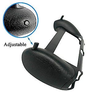 OSTENT Durable Joypad Plastic Flexible Bracket Holder Hand Handle Grip for Sony PS Vita 1000 Color Black