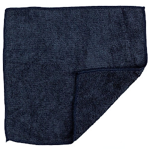 Dry Rite Best Magic Microfiber Cloth - Professional Series Cleaning Towels for Kitchen, Bath, Auto Detailing, TV, Glass, Mirrors - No Scratch, Lint and Streak Free. Use Wet/Dry 12"x12" 1 Dozen