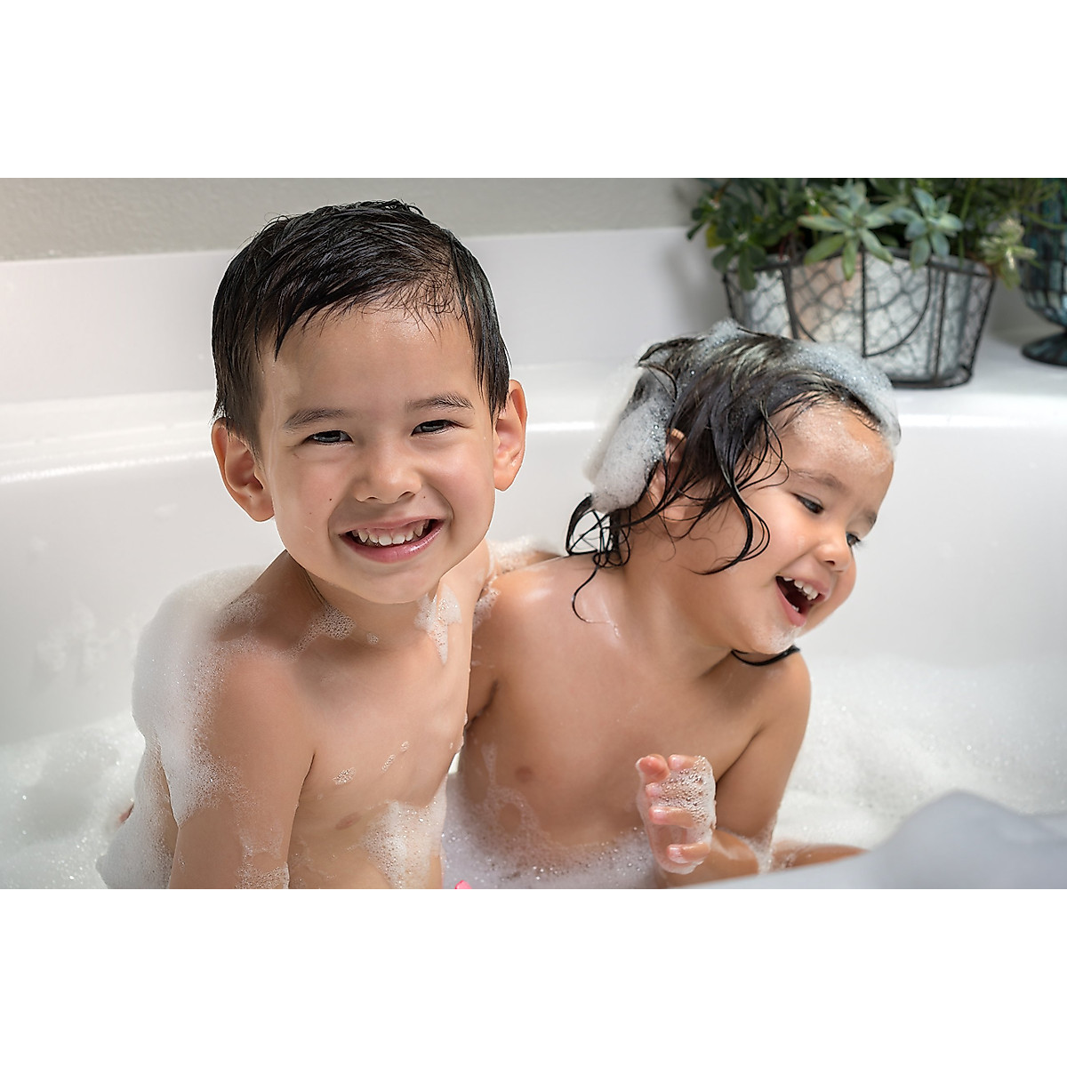 BareBaby Organics Organic Baby Shampoo & Body Wash with Aloe, Cucumber, Citrus Essential Oils – Safe, Gentle, Tear Free – Eczema Friendly – Paraben, Dye, Gluten, and Sulfate Free – 17.9 oz