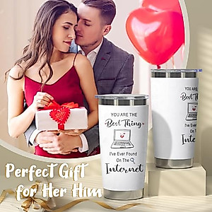 Mothers Day Gifts for Her Girlfriend Wife - Anniversary Romantic Gift for Women Couple Men Him Boyfriend Husband, Funny Galentines Birthday Gifts for Women Best Friend, Tumbler 20oz
